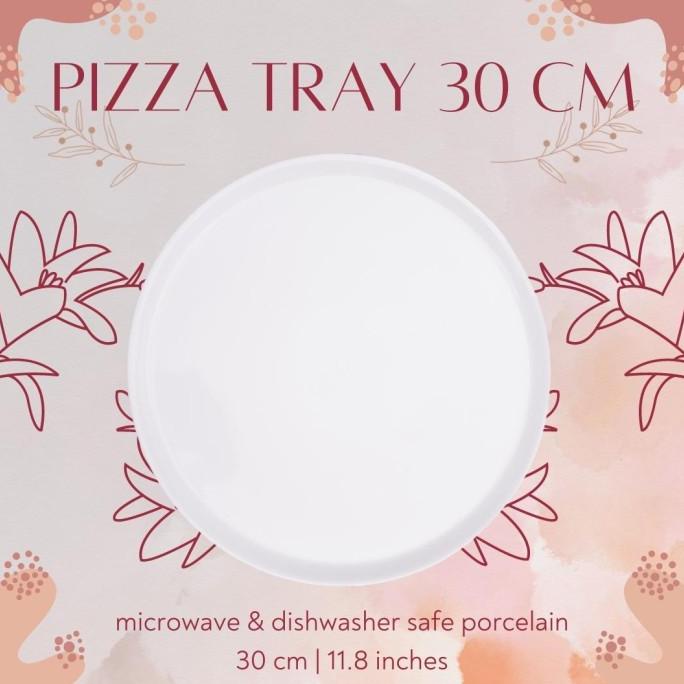 Jual Pizza Tray 30 cm | Piring Pizza Keramik | Piring Saji | Piring ...