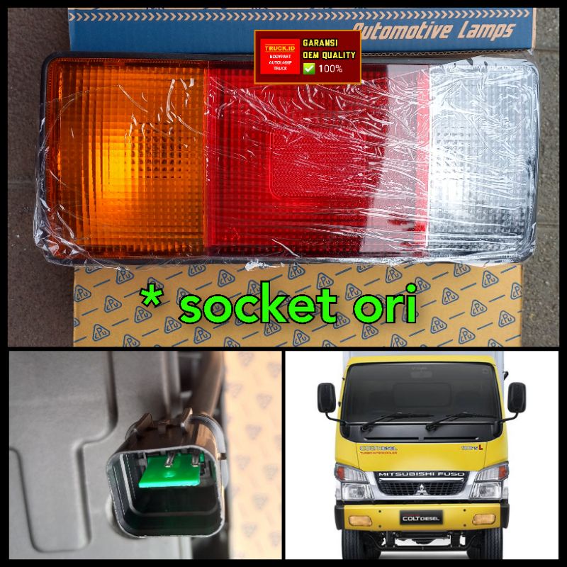 Jual LAMPU REM BELAKANG STOP LAMP PS CANTER COLT PS 110 125 136 (SOCKET ...