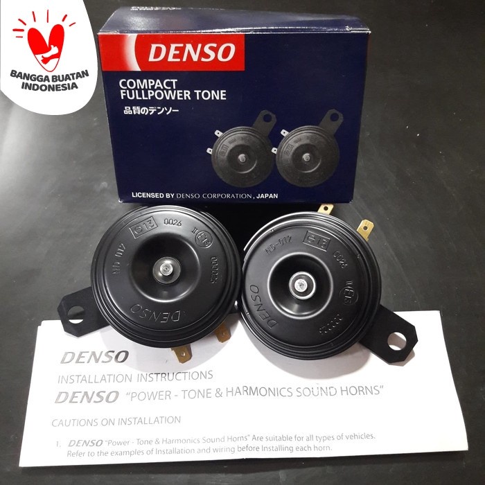 Jual klakson DENSO standar mobil/motor 1 set isi 2 pc(RH/LH) | Shopee ...