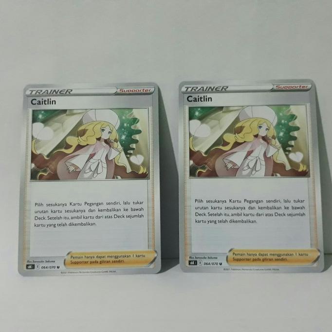 Jual Kartu Pokemon Trainer Caitlin 2pcs | Shopee Indonesia