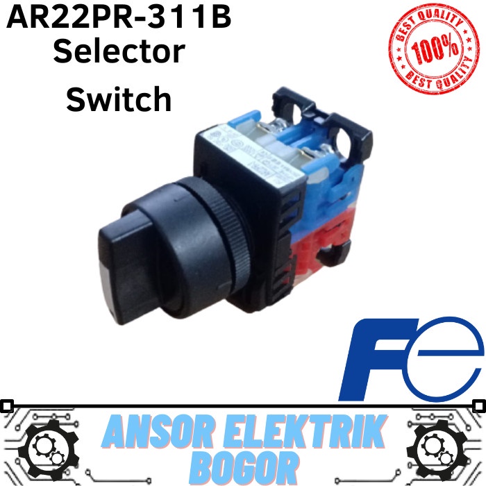 Jual AR22PR-311B FUJI SELECTOR SWITCH 3 POSISI AR22 PR 311B DIA 22MM | Shopee Indonesia