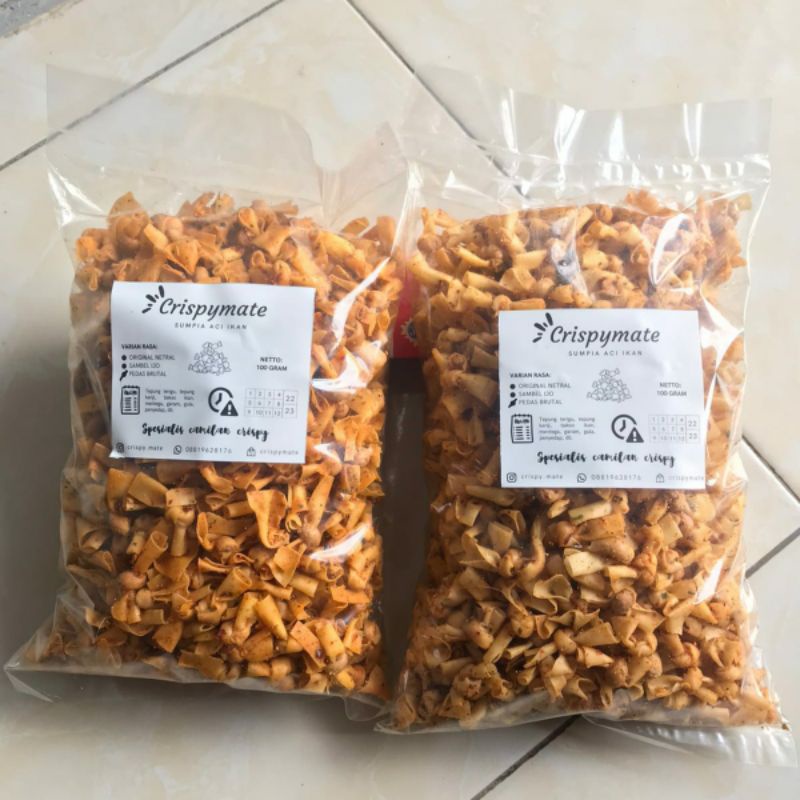 Jual Sumpia Aci Ikan 1 KG / Sumpia Aci Ikan Kemasan Repack / Sumpia Aci Ikan Kiloan / Crispymate ...