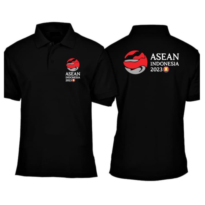 Jual KAOS POLO SHIRT BAJU KERAH DISTRO ASEAN INDONESIA 2023 POLOS ...