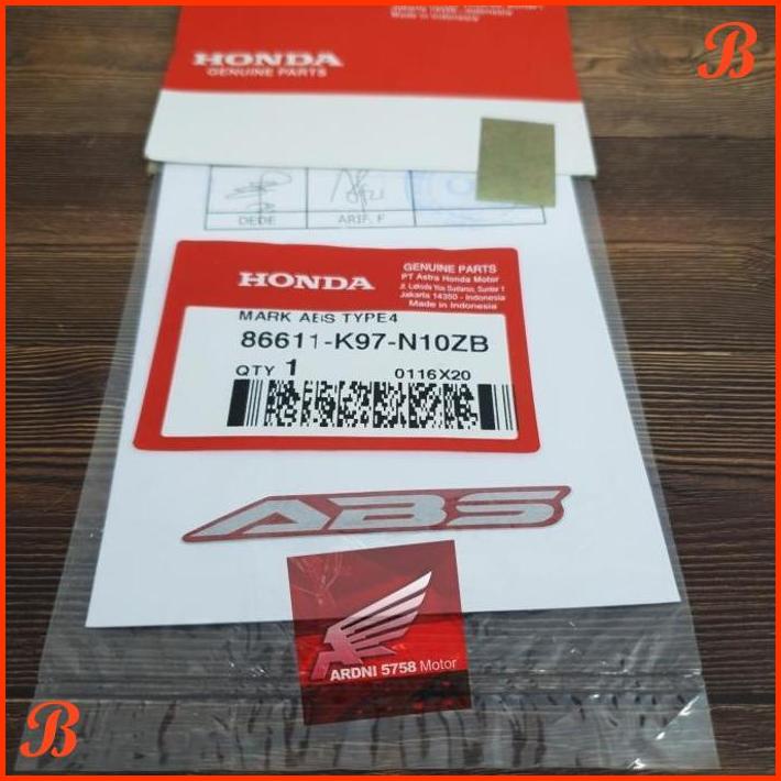 Jual STICKER STIKER MARK LABEL LOGO TULISAN ABS MATTE RED 60MM ORI ...