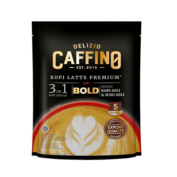 Jual CAFFINO 3 IN 1 INSTANT BOLD ISI 5 SACHET X 30 GR - KOPI | Shopee ...
