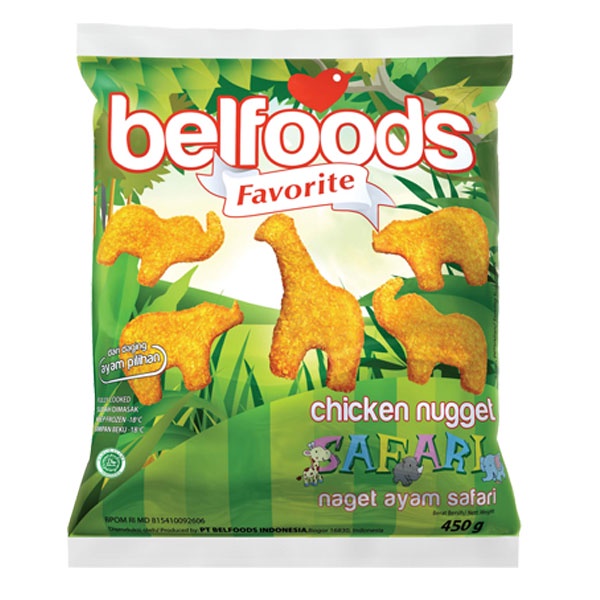 Jual BELFOODS FAVORITE CHICKEN SAFARI 450 GR | Shopee Indonesia