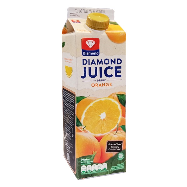 Jual DIAMOND JUICE ORANGE UNSWEET 946 ML - JUS | Shopee Indonesia