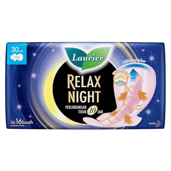 Jual LAURIER RELAX NIGHT WING 30 CM 16 PCS | Shopee Indonesia