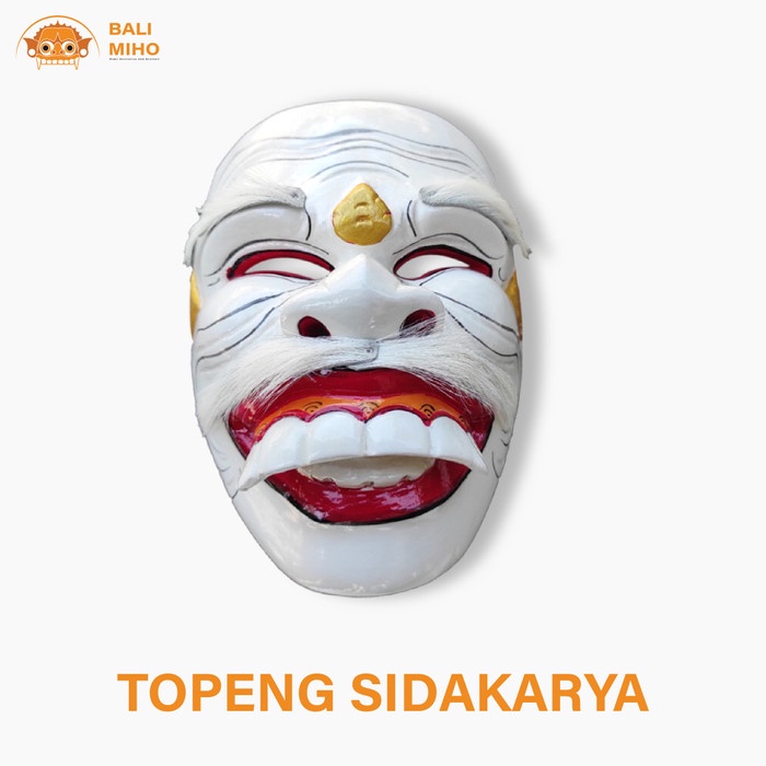 Jual TOPENG SIDAKARYA BALI/TOPENG KAYU BALI/TOPENG TERTAWA/TOPENG UNIK ...