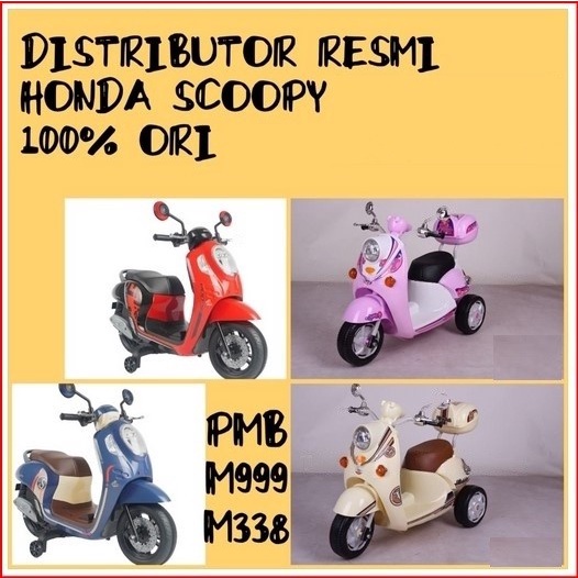 Jual Motor Listrik Anak + Motor Listrik Sc0opy H0ND4 M-338 M-999 K-611C ...