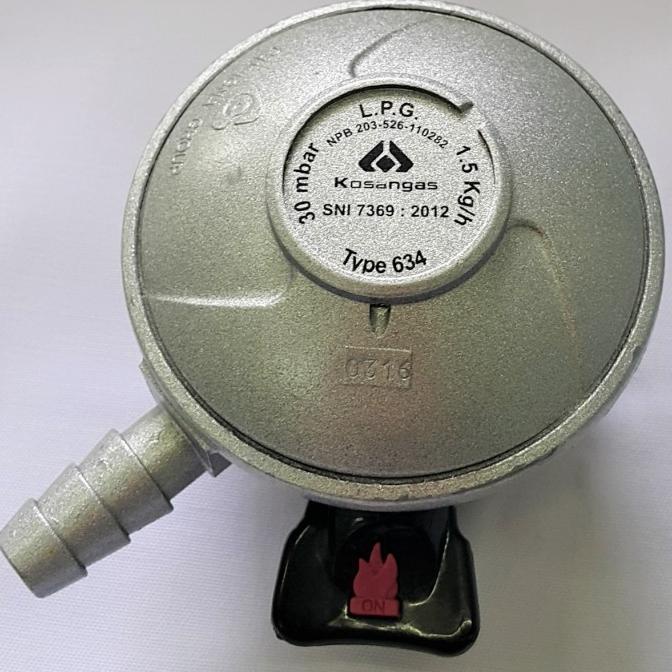 Jual Regulator Gas LPG Kosangas Quick On 634 made in Italy | Shopee ...