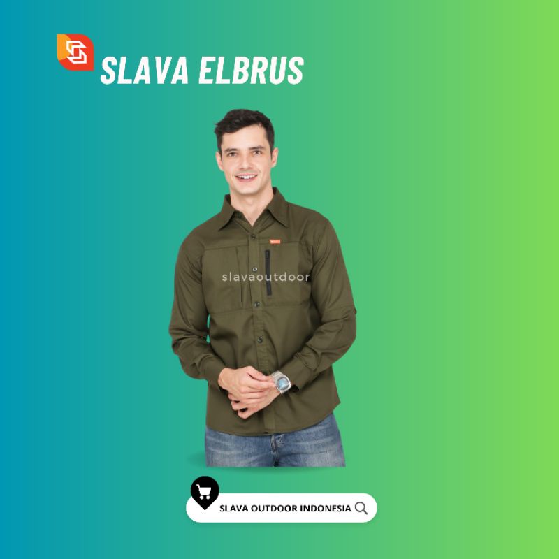 Jual GEIST-SLAVA Elbrus Kemeja Outdoor Lapangan PDL PDH Army | Shopee ...
