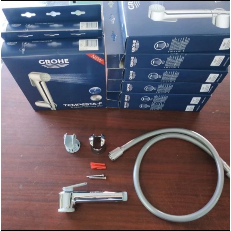 Jual Jet Shower Grohe Chrome / Jet Shower Toilet | Shopee Indonesia