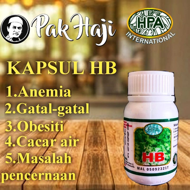 Jual Kapsul HB HPA pak haji untuk rawatan darah rendah dan menaikkan HB ...