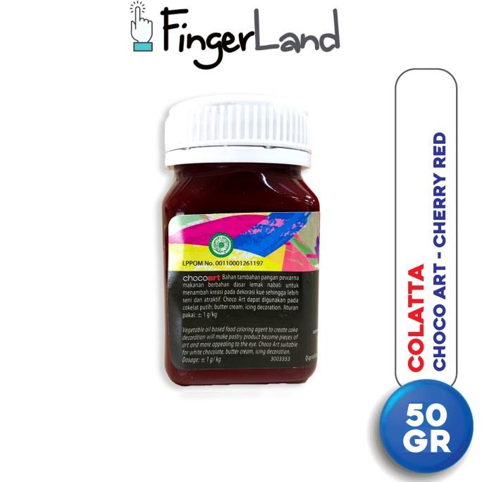 Jual COLATTA Choco Art Cherry Red 50 gram Pewarna Makanan Original ...