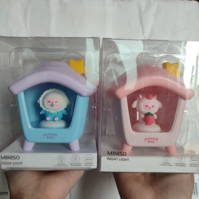 Jual MINISO LED NIGHT LIGHT SLEEPING SHEEP LAMPU TIDUR LED DOMBA ...