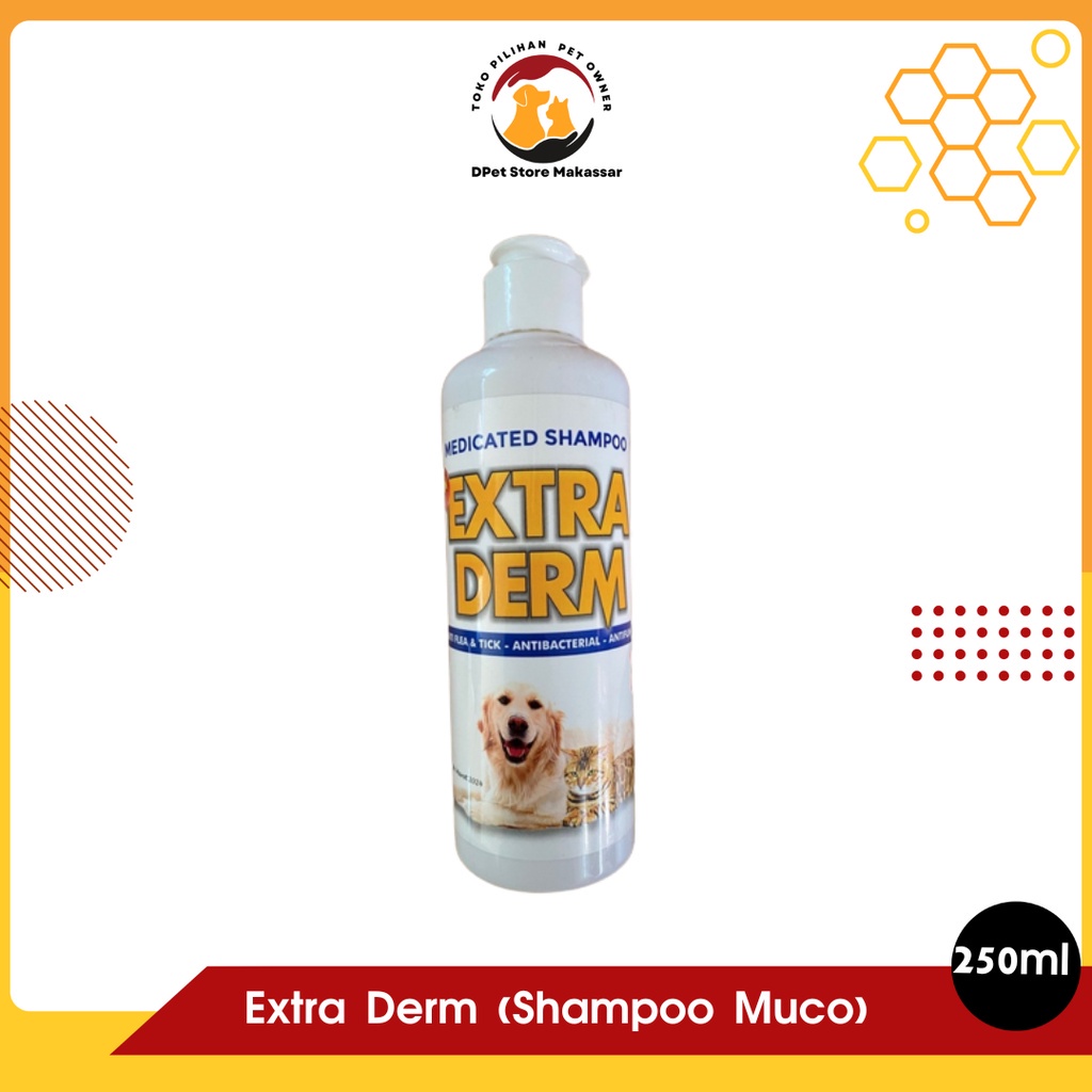 Jual Shampoo Kucing-Extra Derm 250ml (Shampoo Muco) | Shopee Indonesia