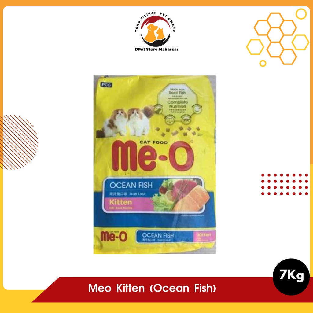 Jual Makanan Kucing kering- Meo Ocean Fish Kitten 7kg dry food | Shopee ...