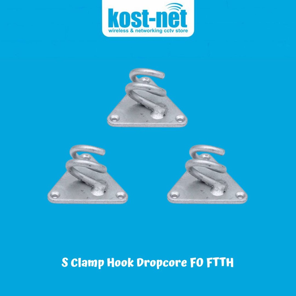 Jual S Clamp Hook Dropcore FO FTTH | Shopee Indonesia