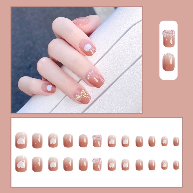 Jual kukukamu.id READY STOCK kuku palsu 3D motif pita kupu-kupu kuku ...