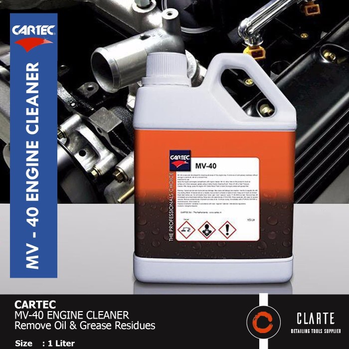 Jual cartec mv40 engine degreaser original packing 1 litre | Shopee ...