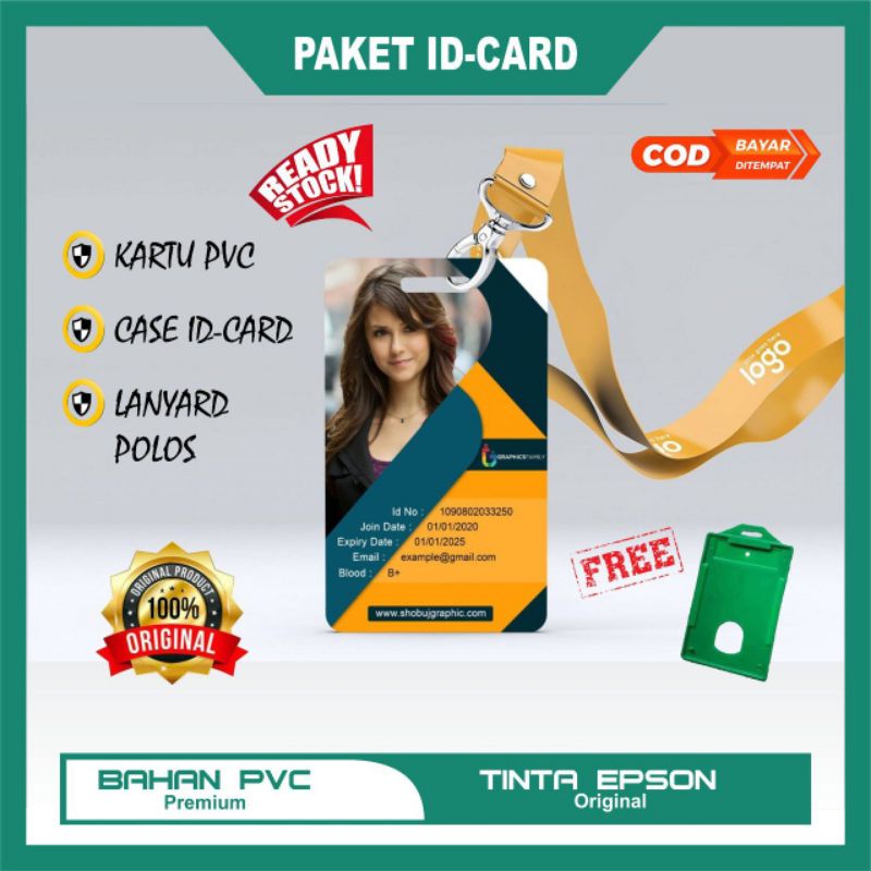 Jual [PAKET LENGKAP] CETAK MEMBERCARD / KTM / KTA/ NAMETAG KANTOR ...