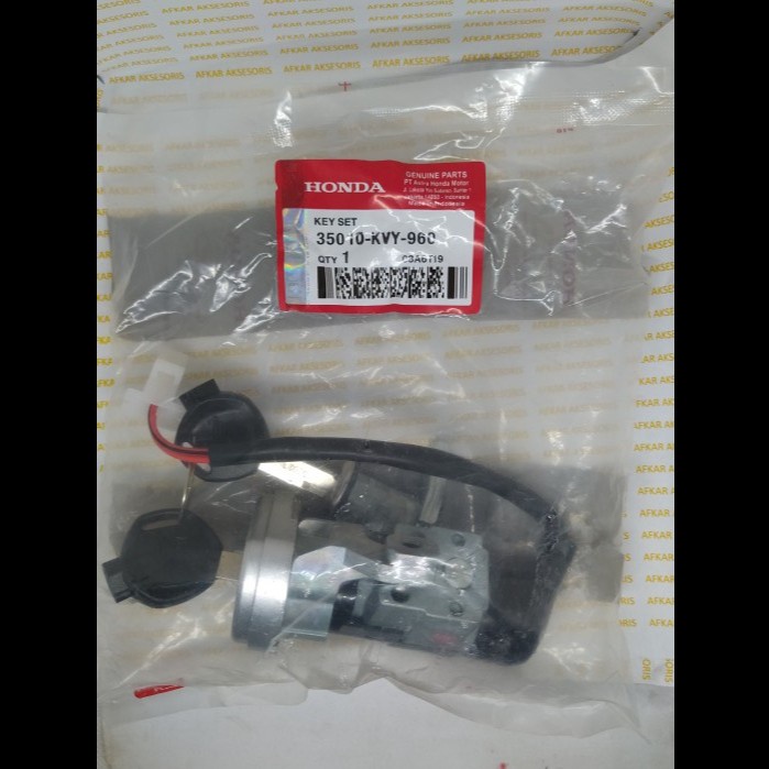 Jual KUNCI KONTAK SET + JOK MOTOR / KEY SET BEAT KARBU (KVY) | Shopee ...
