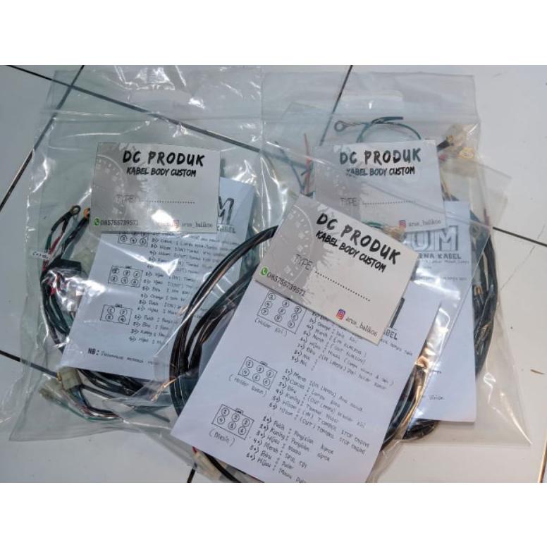 Jual Kabel Body Cb/Gl100 Set Jalur Relay 3 Pnp Pngkon Bawah Tangki ...