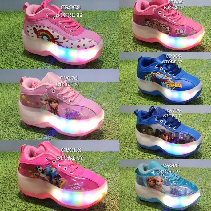 Jual SEPATU RODA/SEPATU RODA ANAK/SEPATU RODA KARAKTER LED(LAMPU ...