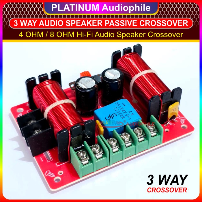 Jual Crossover Pasif 3 Way Passive Speaker Crosover Bass Mid Treble Low Mid High SP-337 | Shopee ...