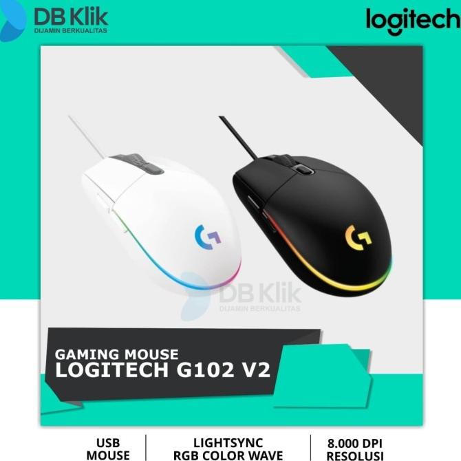 Jual Mouse Gaming Logitech G102 V2 Lightsync RGB - Logitech G 102 V 2 RGB | Shopee Indonesia