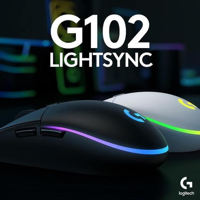 Jual Mouse Gaming Logitech G102 Lightsync RGB 6 Button - Garansi 2th | Shopee Indonesia
