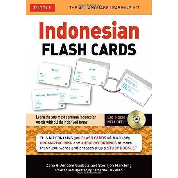 Jual Must Have!! Indonesian Flash Cards : Learn The 300 Most Common ...