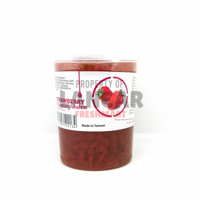 Jual Popping Boba rasa Strawberry 1Kg | Shopee Indonesia
