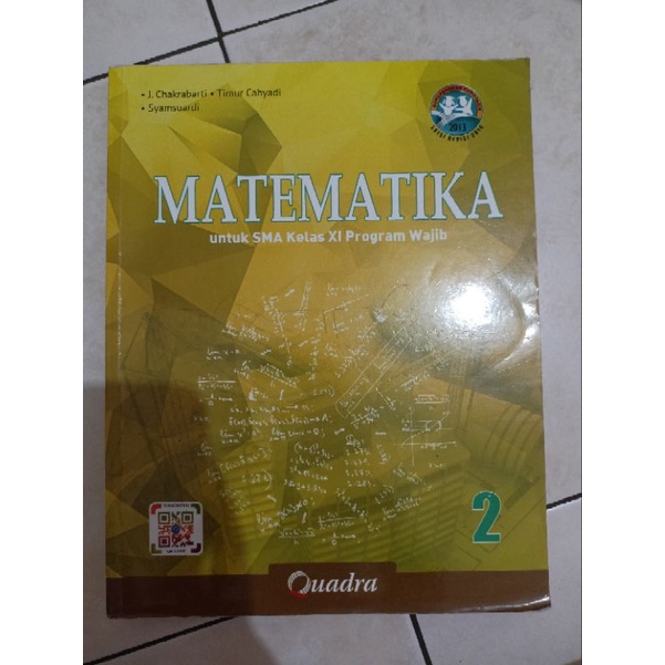 Jual Buku Matematika untuk SMA Kelas 11 / XI Program Wajib oleh Chakrabakti, Timur Cahyadi, dan ...