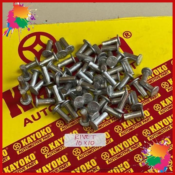 Jual paku rivet paku kampas rem 10x10 fuso hino harga 10pc [dpm ...