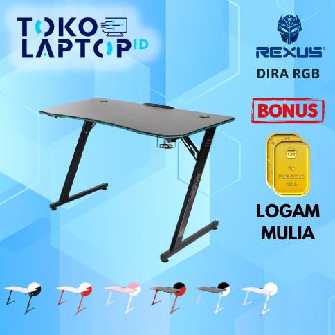 Jual Rexus DIRA RGB Lighting Meja Gaming Desk Garansi Resmi | Shopee ...