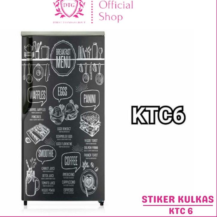 Jual Harga Khusus P5b5A DTG Stiker Kulkas 1 Pintu / 2 Pintu Motif And ...