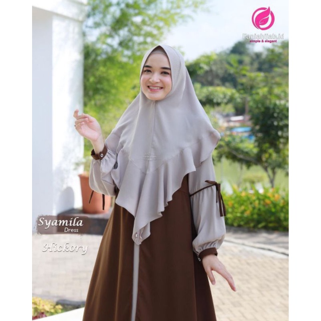 Jual SYAMILA KHIMAR BY FANIA HIJAB_KHIMAR INSTAN POLOS | Shopee Indonesia