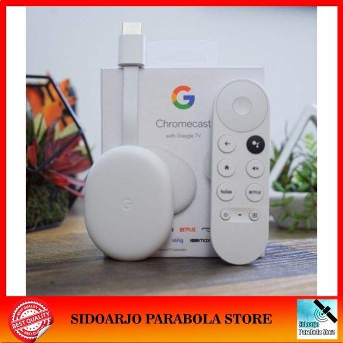 Jual HDMI Stick Dongle Google Chromecast 4 Android Google TV Support 4K ...