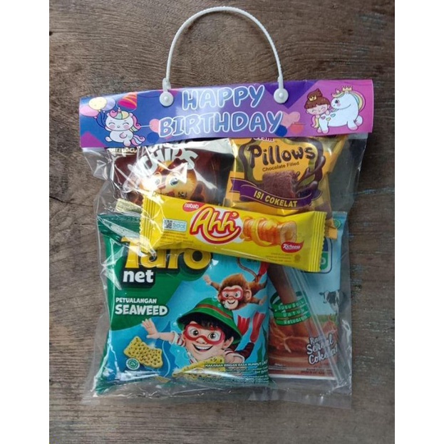 Jual paket ulang tahun/ bingkisan ulang tahun anak/ snack ultah anak ...