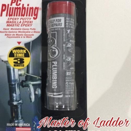 Jual Lem Epoxy Putty PC Plumbing Made in USA Menambal Bocor Pipa BESI Air | Shopee Indonesia