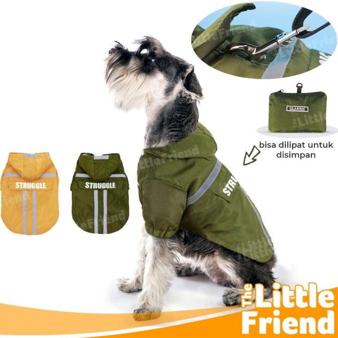 Jual Baju Jas Hujan Anjing Kucing Dog Cat Raincoat Waterproof Anti Air ...