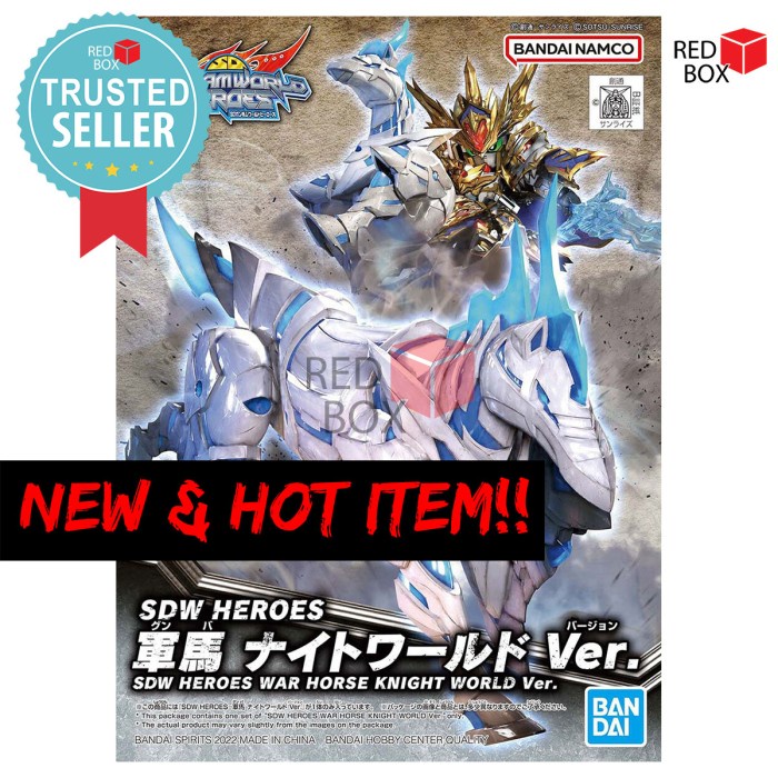 Jual SD War Horse Knight World Ver SDW Heroes 23 Bandai Original Gundam | Shopee Indonesia
