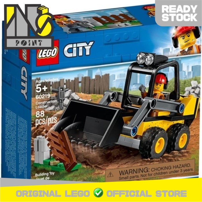 Jual LEGO 60219 - City - Construction Loader | Shopee Indonesia