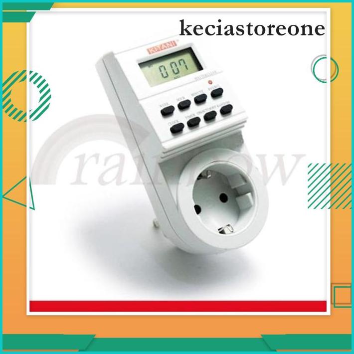 Jual STOP KONTAK OTOMATIS DENGAN DIGITAL TIMER KITANI / COLOKAN TIMER ...