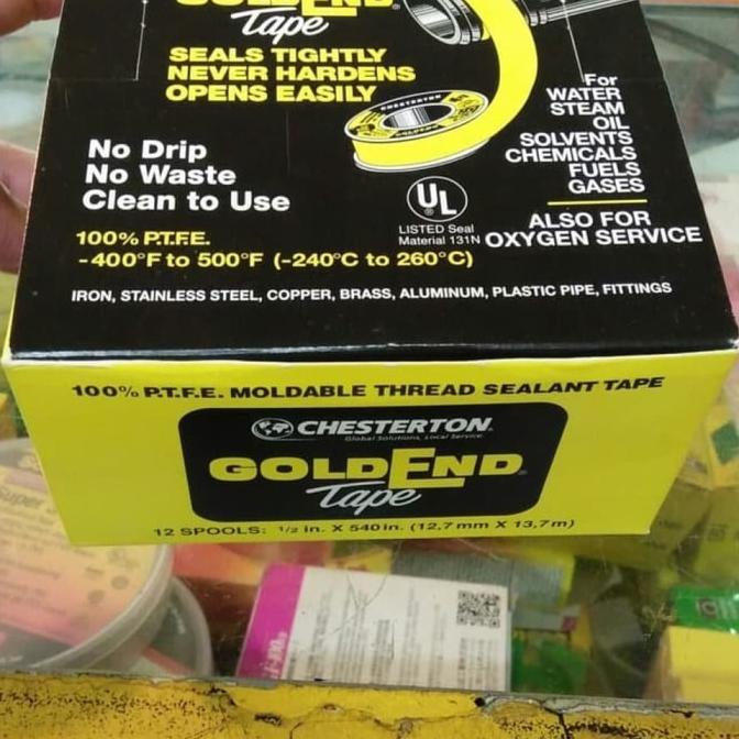 Jual New Stock Seal Tape Chesterton-Seal Tape Tahan Panas-Minyak Dan ...