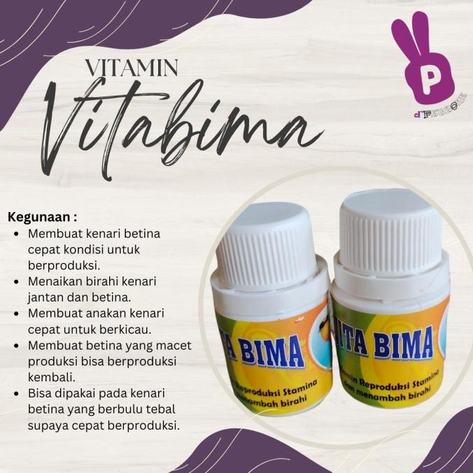 Jual VITA BIMA - Vitamin Reproduksi,Stamina,Penambah Birahi pada Kenari ...