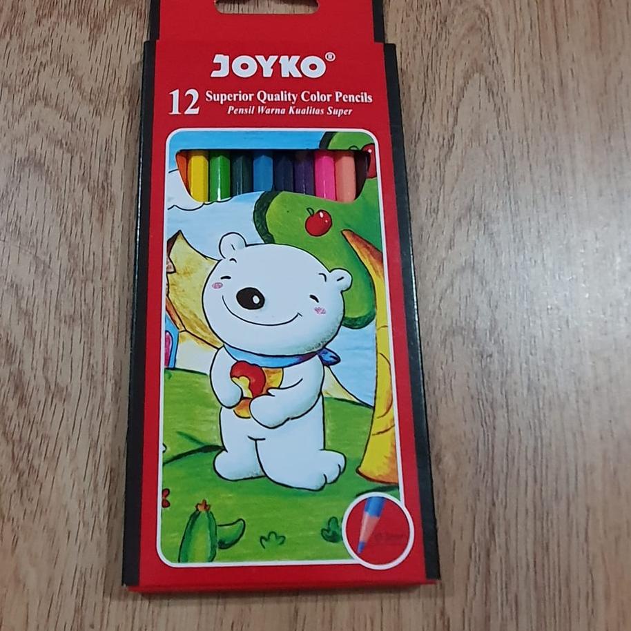 Jual Discount | KI3 | PENSIL WARNA JOYKO 12 WARNA PANJANG JOYKO ...