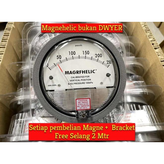 Jual Magnehelic (Alat Ukur Tekanan Udara Ruang Isolasi, Ruang Operasi, Dll) | Shopee Indonesia